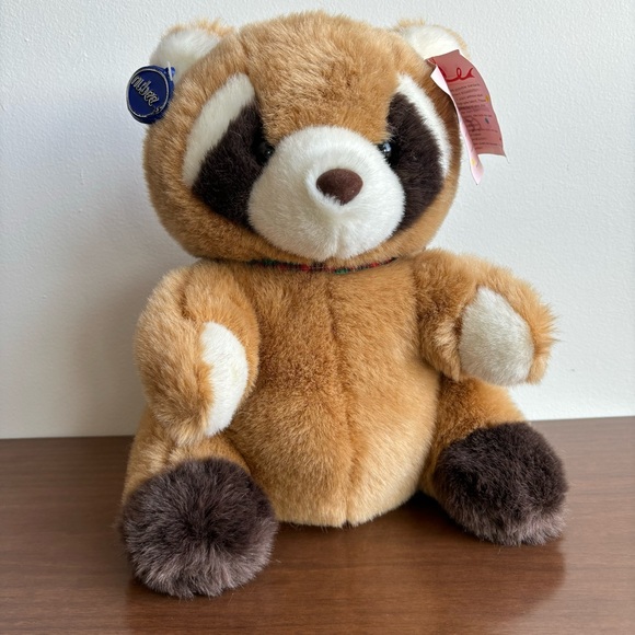 Plush World | Toys | Plush World By Nubee Brown Racoon | Poshmark